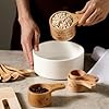Amazon.com: Bee Wooden Measuring Cup and Spoon Set - 8 Piece Quality ...
