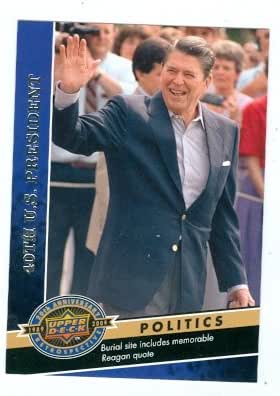 Amazon.com: Ronald Reagan baseball card (President of the United States ...