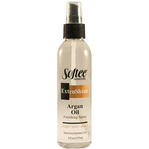 Amazon.com : Softee Extenshine Argan Oil Finishing Spray 6 Oz : Hair ...