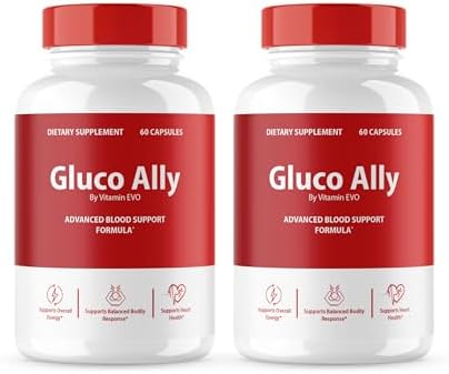 Amazon.com: (2 Pack) Gluco Ally Capsules, Official GlucoAlly Advanced ...