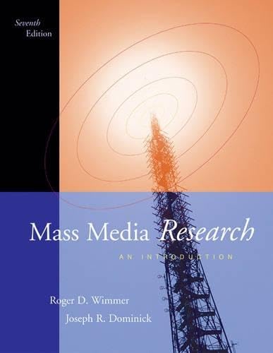 Amazon.com: Mass Media Research: An Introduction (Non-InfoTrac Version ...