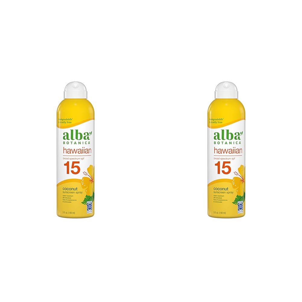 Amazon.com: Alba Botanica Sunscreen Spray for Face and Body, Broad ...
