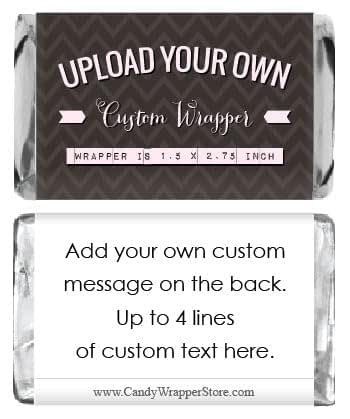 Amazon.com: 100 Personalized Miniature Candy Bar Wrappers (100 Mini ...