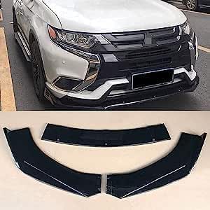 Car Front Bumper Lip Fin Bumper for Mitsubishi Outlander 2016-2020 ...
