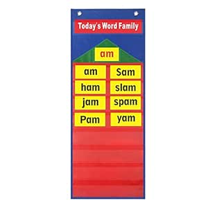 Word Families Pocket Chart,Pocket Chart with Word Families Cards ...