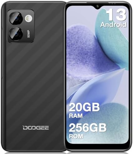 DOOGEE Mobile Phones, N50 Pro Android 13 Phones, 20GB+256GB/1TB TF ...