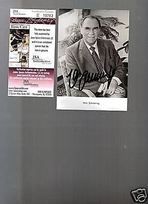 Autographed Max Schmeling Photograph - BW JSA - Autographed Boxing ...