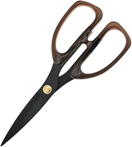 Amazon.com: Black Fabric Sewing Scissors, Teflon Coating Non Stick ...