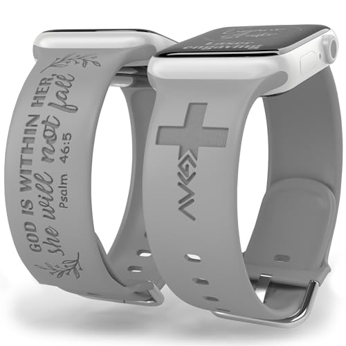 Amazon.com: God is Within Her Watch Band compatible with Apple Watch ...
