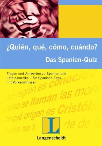 Quien, que, como, cuando? - Das Spanien-Quiz: unknown author: Amazon ...