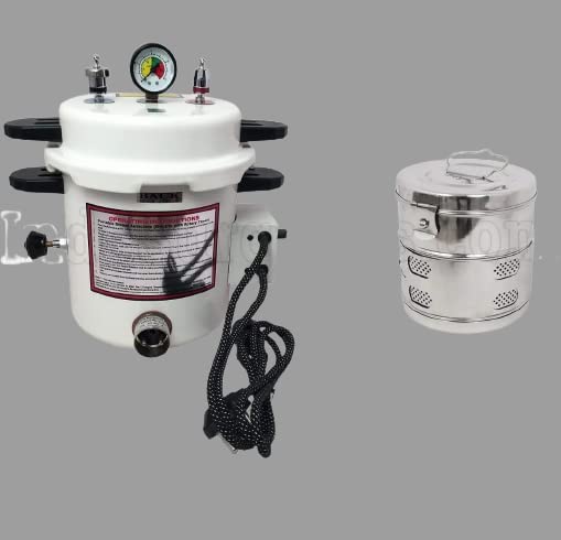 Flowmex Electric Autoclave Sterilizer Machine with timer Size - (11 * 9 ...