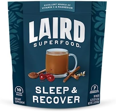 Amazon.com: Laird Superfood Sleep & Recover, Bedtime Powdered Drink Mix ...