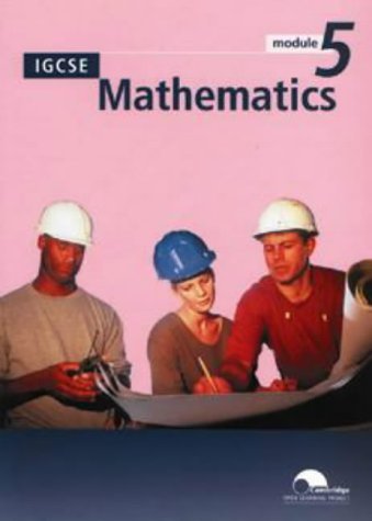 Amazon.com: IGCSE Mathematics Module 5 (Trial Edition) (Cambridge Open ...