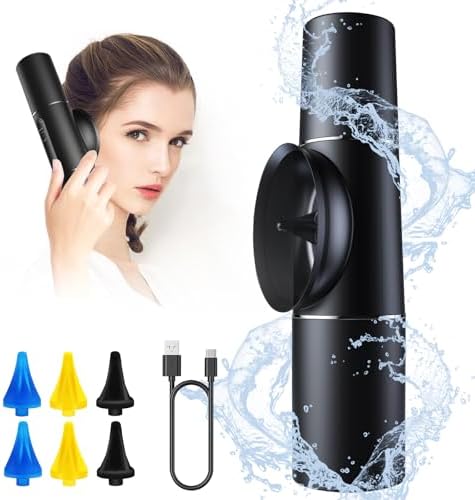 Amazon.com: KAUGIC Water Powered Ear Cleaner, Electric Ear Wax Removal ...