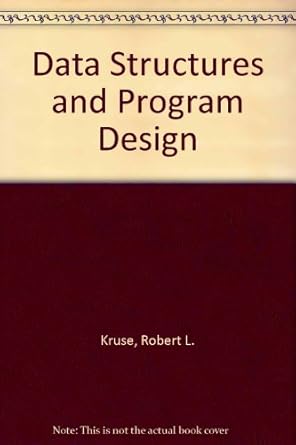 Buy Data Structures and Program Design Book Online at Low Prices in ...