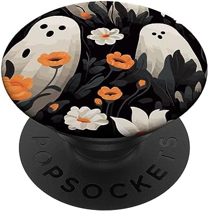 Amazon.com: Cute Funny Halloween Spooky Ghost In Flowers Floral Pattern ...