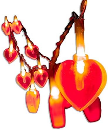 Talking Tables Love Heart String Lights Battery Operated LED (3m) with ...