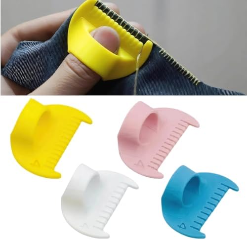 Amazon.com: 4Pcs Edge Stitch Lock & Sewing Gauge Set - 4mm Seam Ruler ...