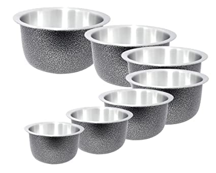Buy Vick Store Cook and Serve Pot Set (Aluminium Made, 1500 ml, 2000 ml ...