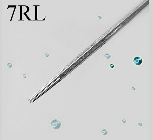 Amazon.com : 200 PCS Sterile Disposable 7 Round Liner (7RL) Tattoo ...