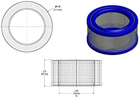 Gardner Denver Air Filter Intake Fiberglass Air Intake Filters,