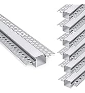 hunhun 10-Pack 6.6ft/ 2Meter V Shape LED Aluminum Channel System with ...