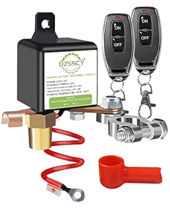 Remote Battery Disconnect Switch 12v, 250A, Upgrade Prevent Battery ...