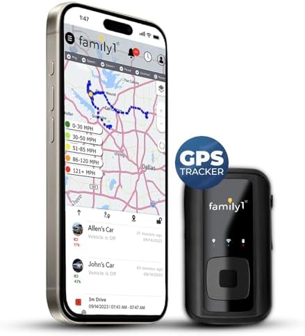 Amazon.com: WANWAYTECH Mini GPS Tracker for Vehicles, 4G LTE GPS ...