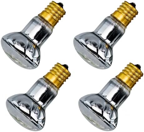 4-Pack Lava Lamp Bulb 30w, 120V R39 E17 30W 4-Pcs Bulb Replacement for ...
