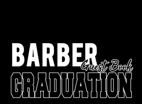 Amazon.com: Barber Graduation Guest Book: Barber Graduation ...