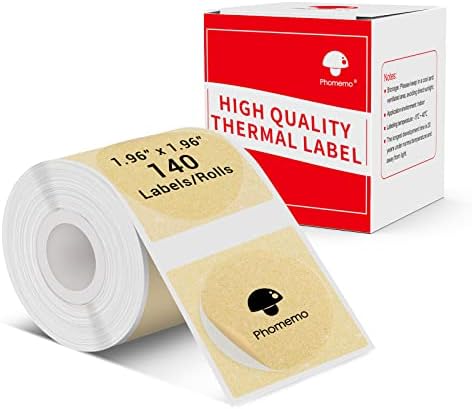Amazon.com : Phomemo Thermal Sticker Labels- 2.75''x3.14''(70x80mm ...
