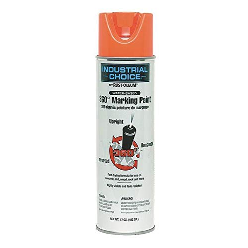 Marking Paint, Fluorescent Orange, 17 oz.: Construction Marking Tools ...