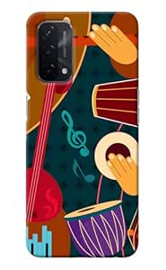CASEKARO Music Instrument printed cover for Oppo A74 5G | Hard Plastic ...