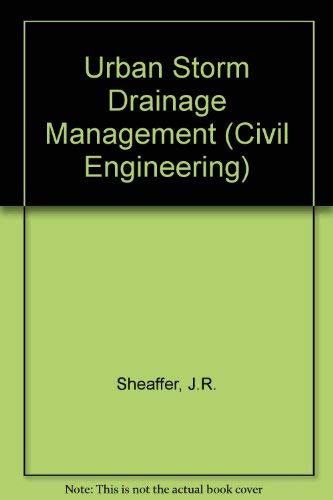 Buy Urban Storm Drainage Management (Civil Engineering) Book Online at ...