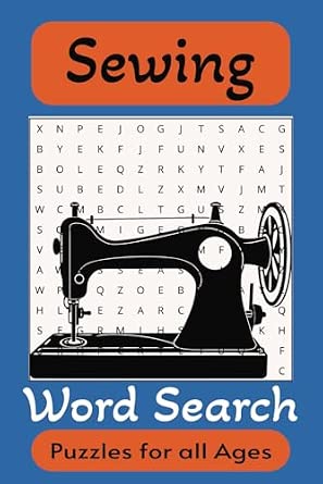 Sewing Word Search Puzzle Book: Word Searches with Easy to Read Print ...
