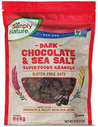 Amazon.com: Simply Nature Dark chocolate and sea salt superfoods ...