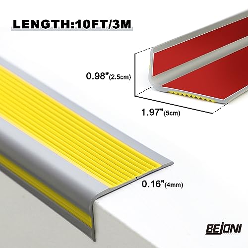 Snapklik.com : 10FT Stair Edge Protector, Self-Adhesive Stair Nosing ...