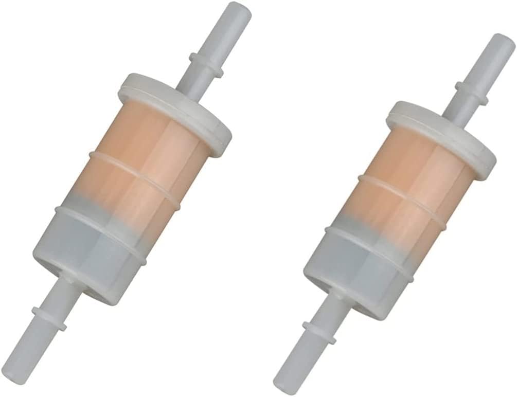 2Pcs Marine Outboard In-Line Fuel Filter for Mercury and Mariner 4 ...