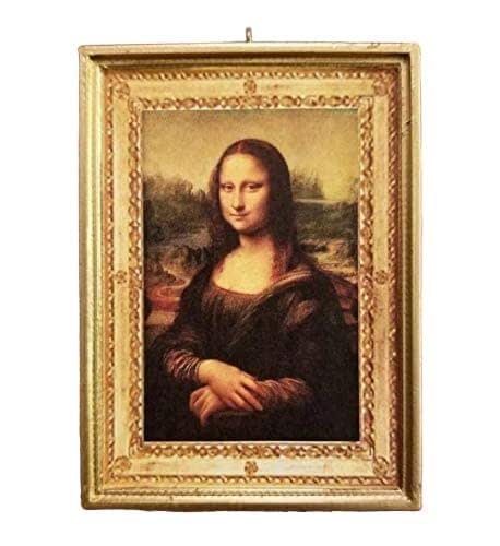 Amazon.com: Mona Lisa Miniature Leonardo da Vinci Fine Art Fans t ...