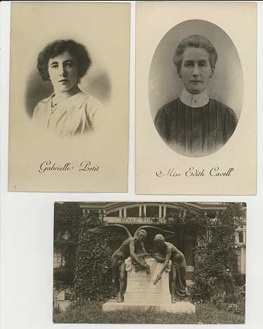 Edith Cavell and Gabrielle Petit Postcards (3): Edith Cavell: Amazon ...