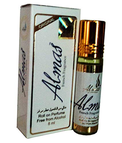 Almas 8ml French Fragrance Quality Long Lasting Concentrated Perfume ...