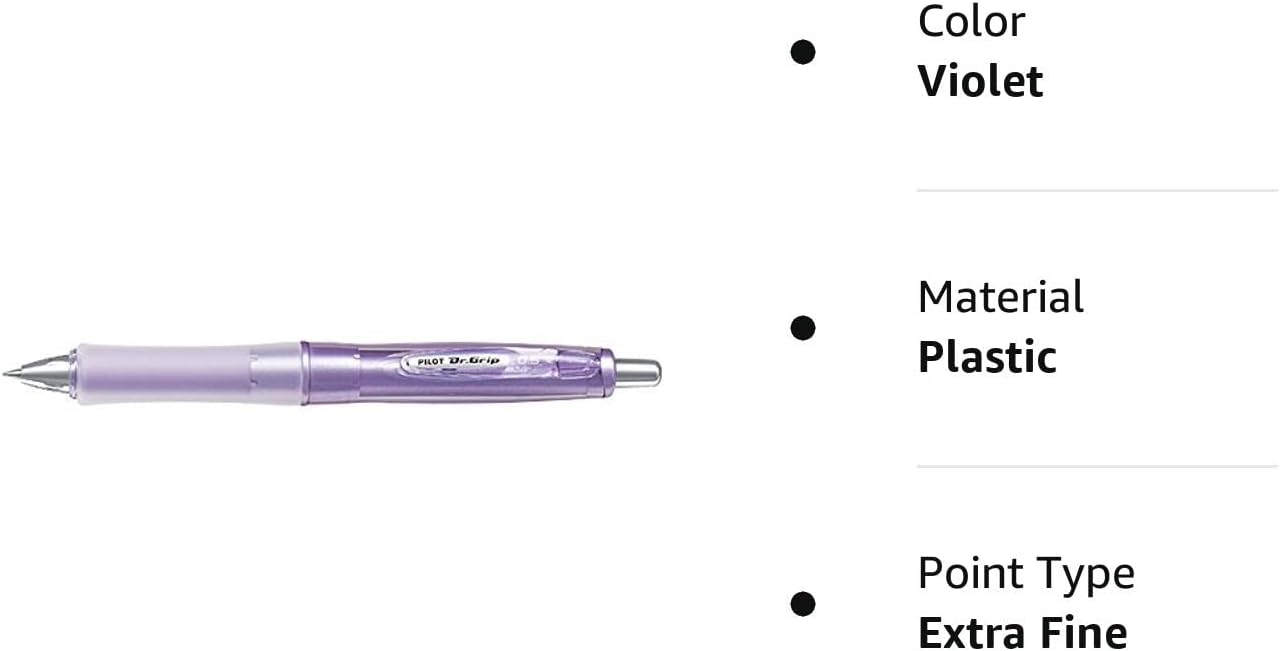Pilot Acro Ink – Bolígrafo extra fino Dr Grip G-Spec violeta BDGN-60EF ...