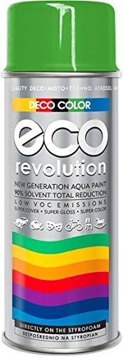 DECO COLOR ECO Revolution Water Based ACRYL Spray Paint 400ml STYROFOAM ...
