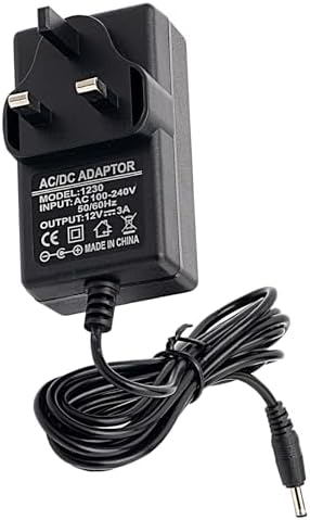 DIXIETREE UK Replacement 12V 2A AC-DC Adaptor Charger for Geo GeoBook ...