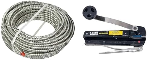 Amazon.com: Woods 68579223 100' 14/2 MC Alum Cable, 100 Foot & Klein ...