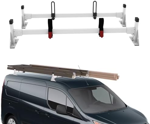 Amazon.com: Vanhoxcci 500LB Capacity Cargo Van Roof Ladder Rack Fit for ...