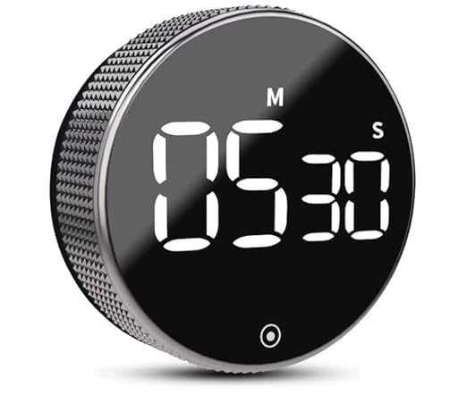 Rhyhorn Digital Kitchen Timer, Large Magnetic LED Countdown Timer with ...