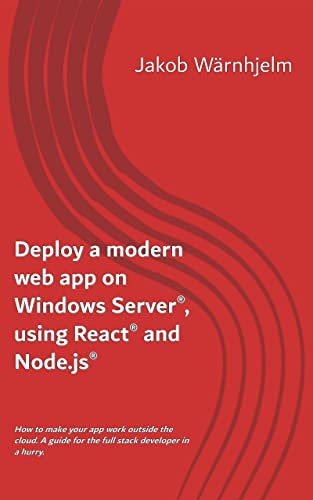 Amazon | Deploy a modern web app on Windows Server®, using React® and ...