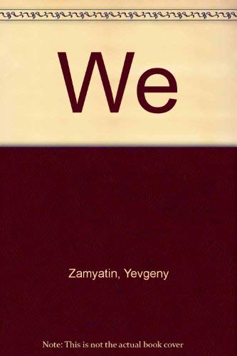 We: Zamyatin, Yevgeny, Cover Art: 9785050048455: Amazon.com: Books