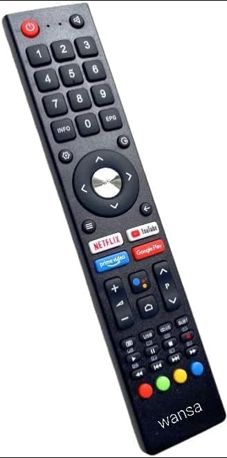 Replesment Tv Remote Control for WANSA, Compatible for all wansa smart ...
